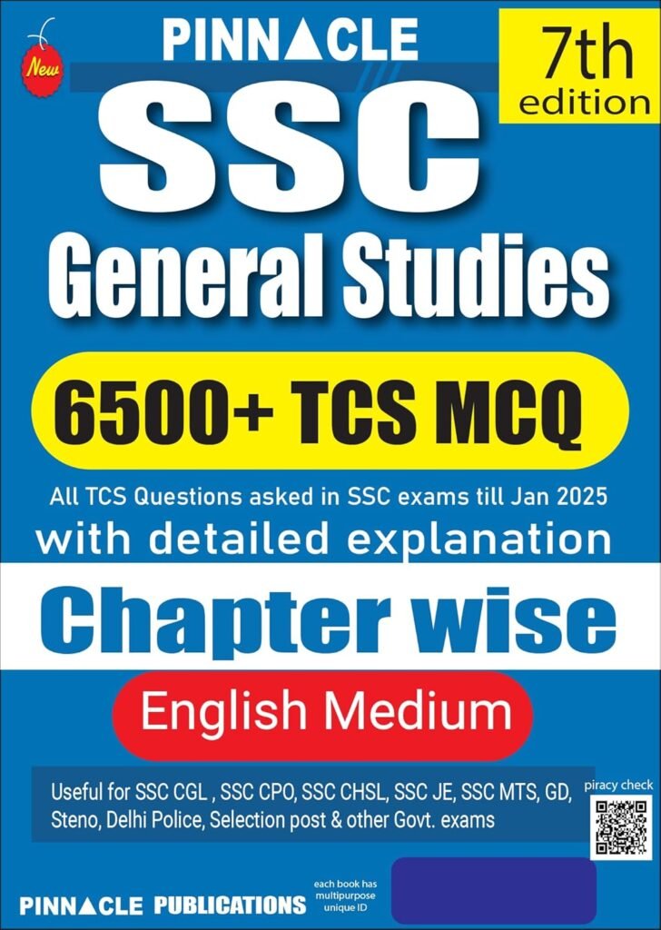 Pinnacle SSC General Studies 7th Edition 6500+ Mcq Book PDF