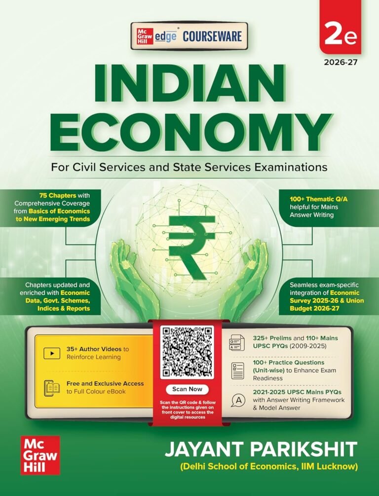 Indian Economy 2nd Edition by Jayant Parikshit Book Pdf 2026-27