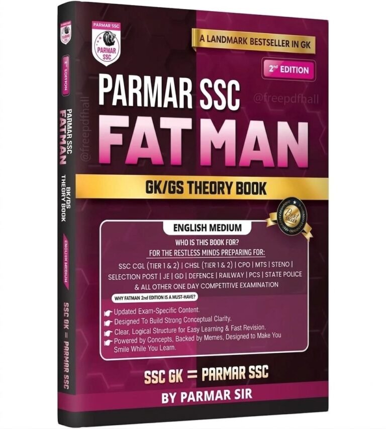 Parmar SSC FATMAN GK/GS Theory Book Pdf 2nd Edition Download